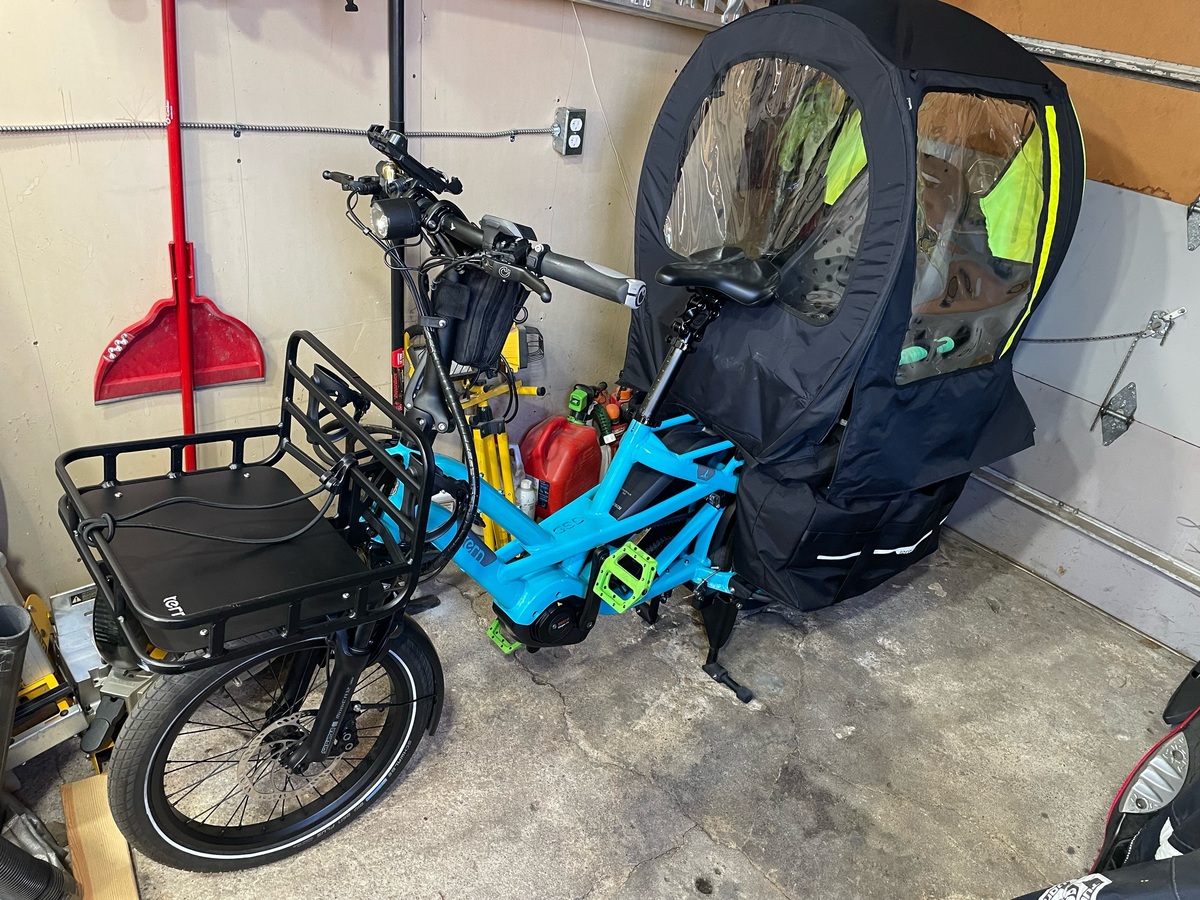 2022 Tern GSD SOO LX cargo bike (rear storage)