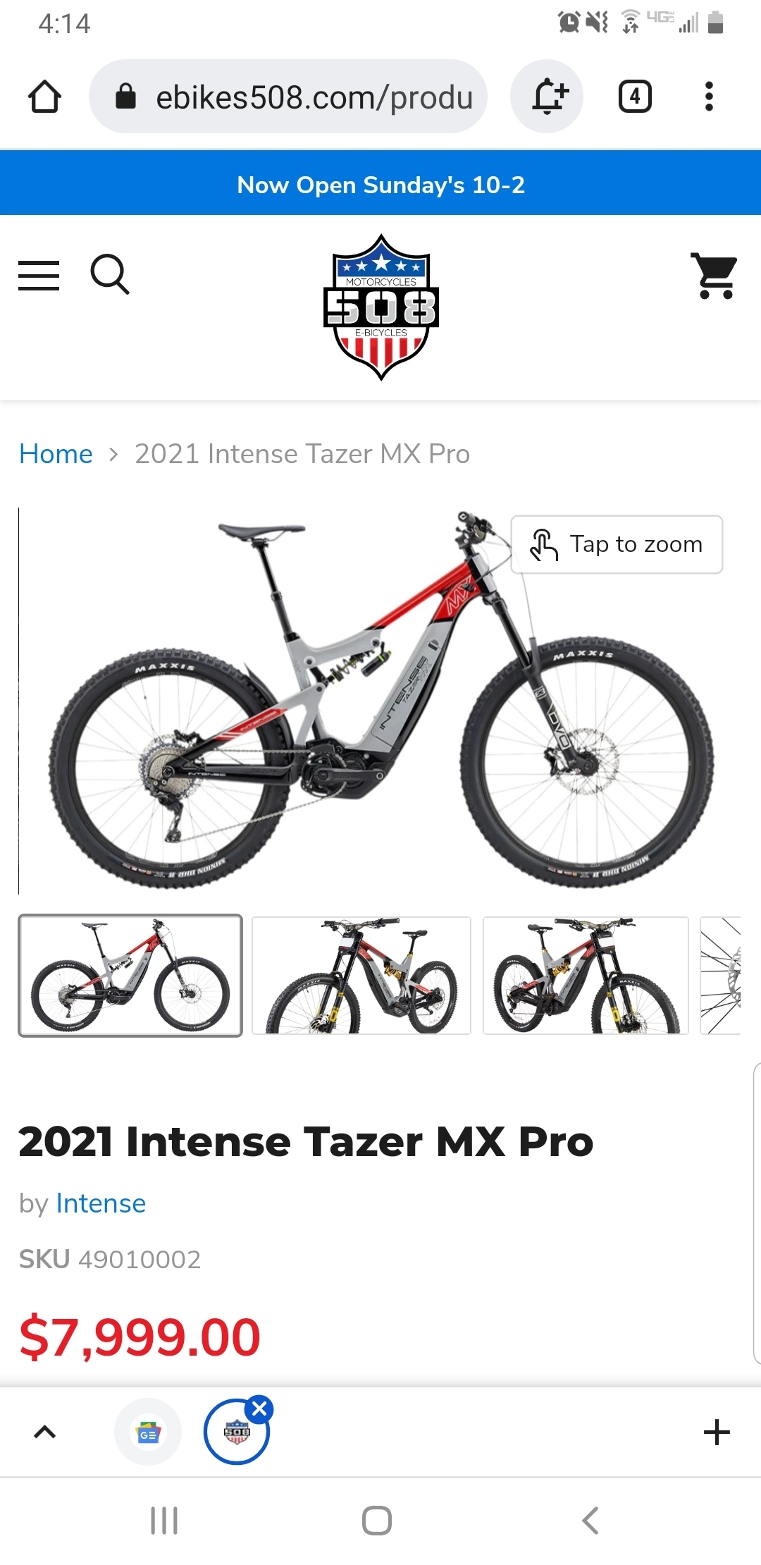 Stolen 2021 Intense Tazer MX