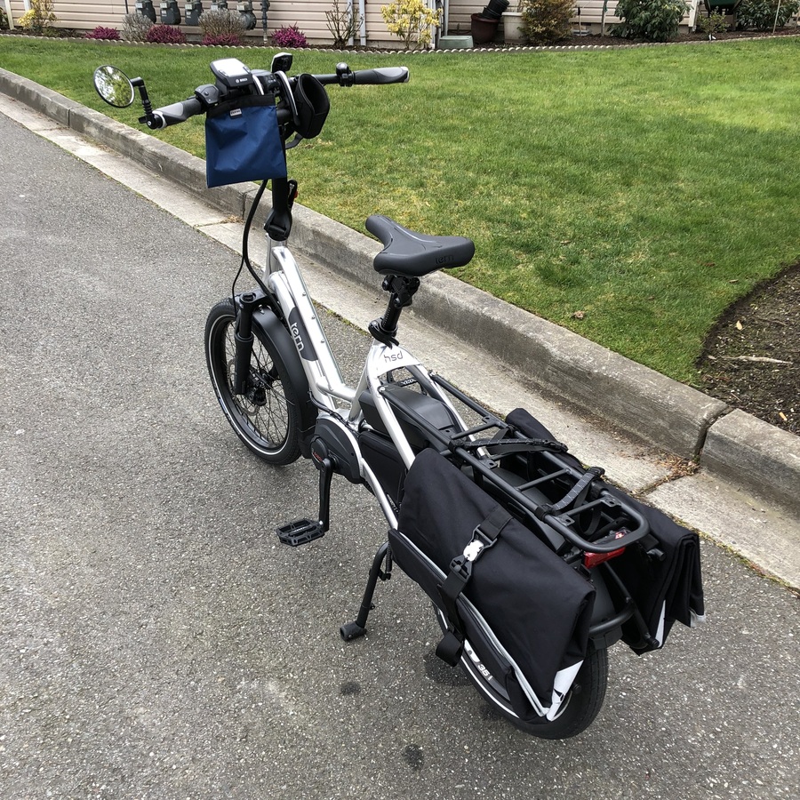 2022 Tern HSD S+ LR cargo bike rear