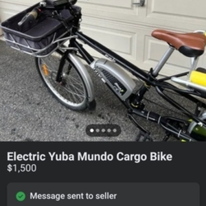 Yuba Mundo classic cargo bike rear