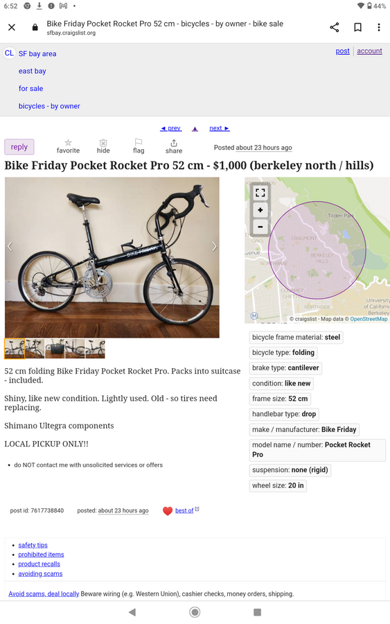 Bike Friday Pocket Rocket Pro