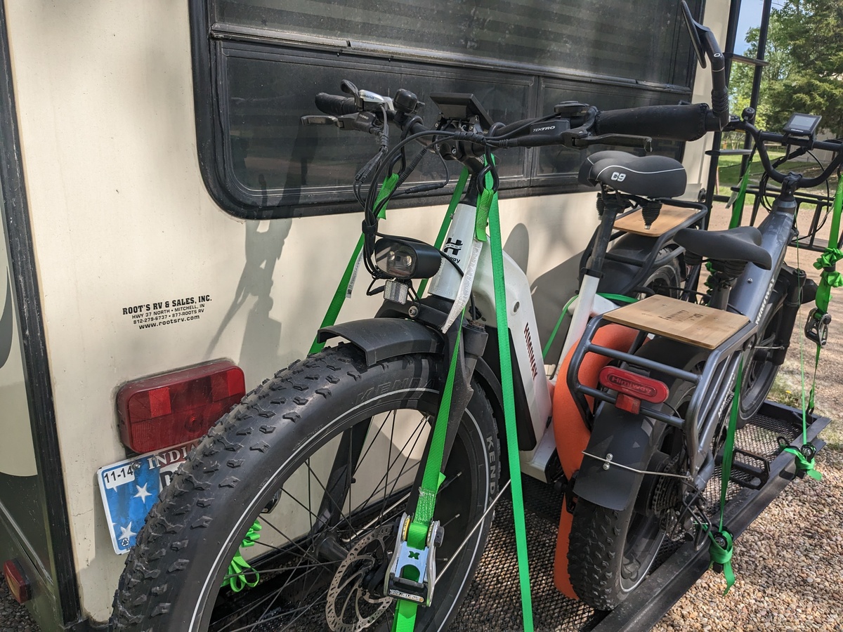 2022 Himiway Zebra cargo bike rear (e.g. longtail)