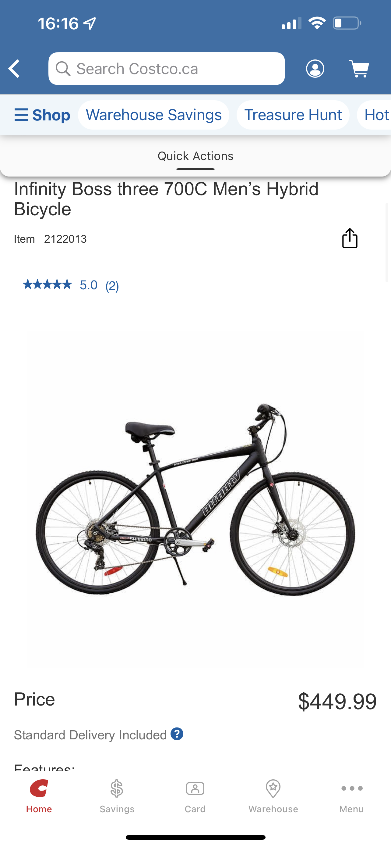 2022 Infinity Cycle Works AT322-700DMAD-1