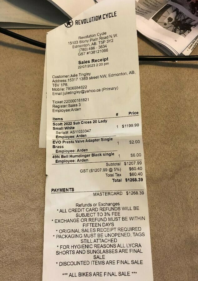 2022 SCOTT Sub Cross 20 Lady Small