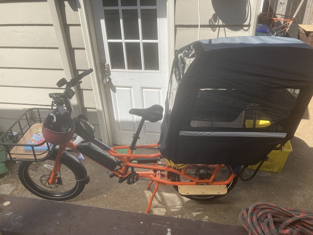 2021 Rad Power Bikes RadWagon 4 cargo bike rear
