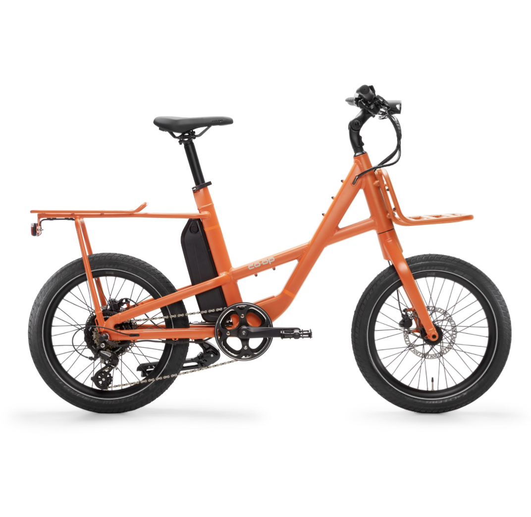 REI Co-op Generation e1.2 cargo bike (front storage)