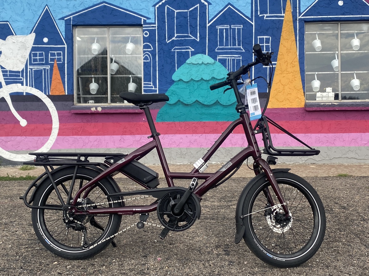 2023 Tern Quick Haul P9 cargo bike rear