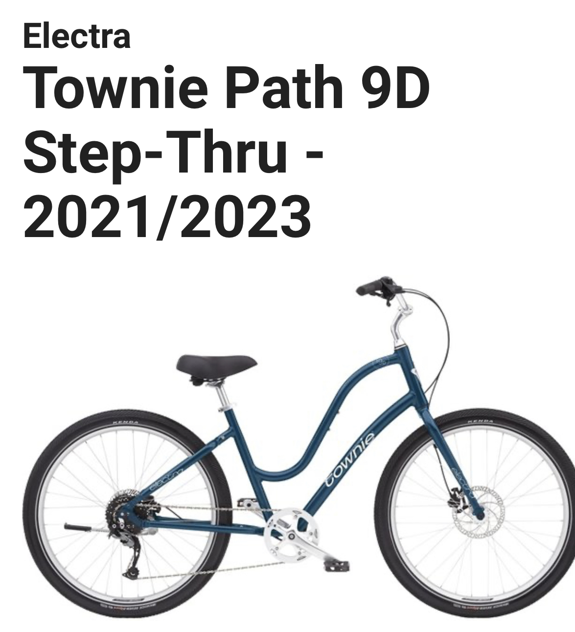 2021 Electra Townie Path 9D Step Through