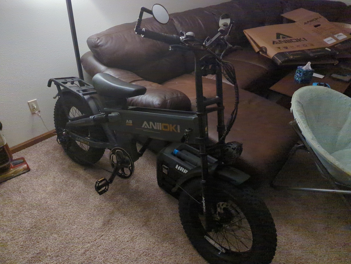 2023 Aniioki A8 Pro Max cargo bike rear