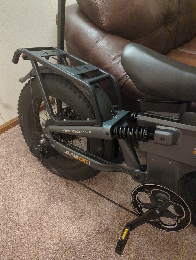 2023 Aniioki A8 Pro Max cargo bike rear