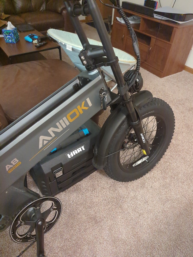 2023 Aniioki A8 Pro Max cargo bike rear