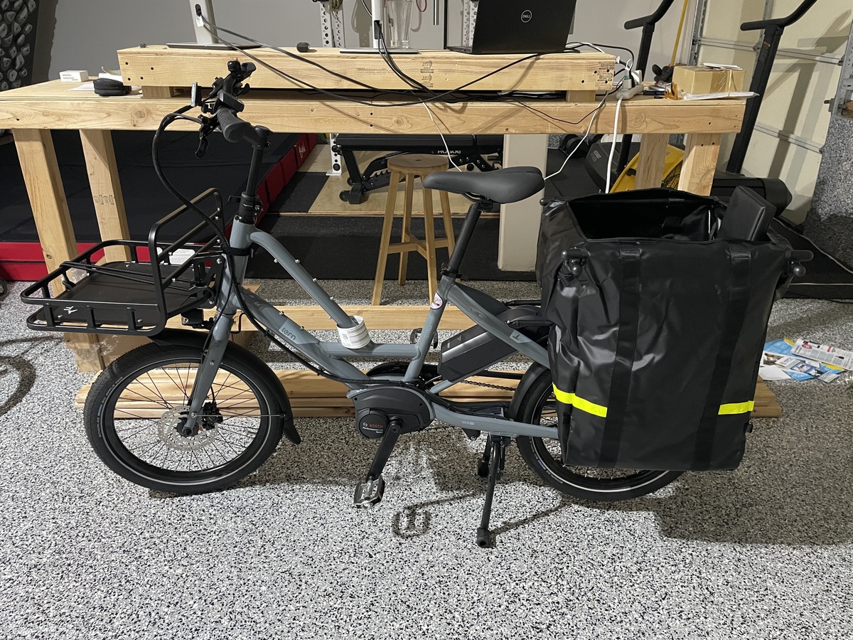 2023 Tern Quick Haul P9 cargo bike (rear storage)