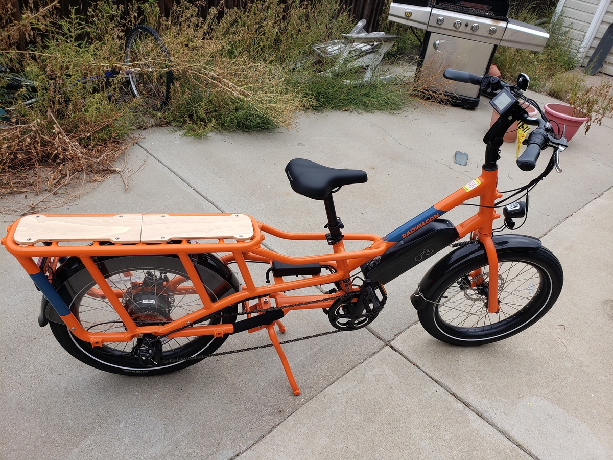 2020 Rad Power Bikes RadWagon 4 cargo bike rear
