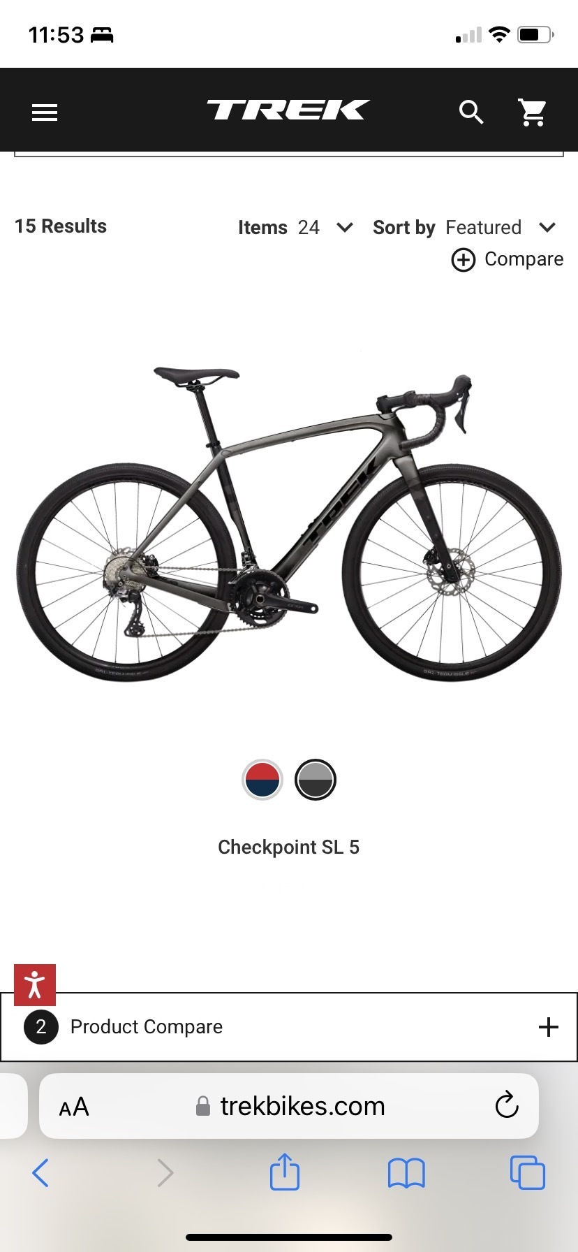 Stolen 2022 Trek Checkpoint SL5