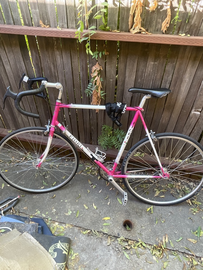 1990 Fiori Road Bike White /Pink