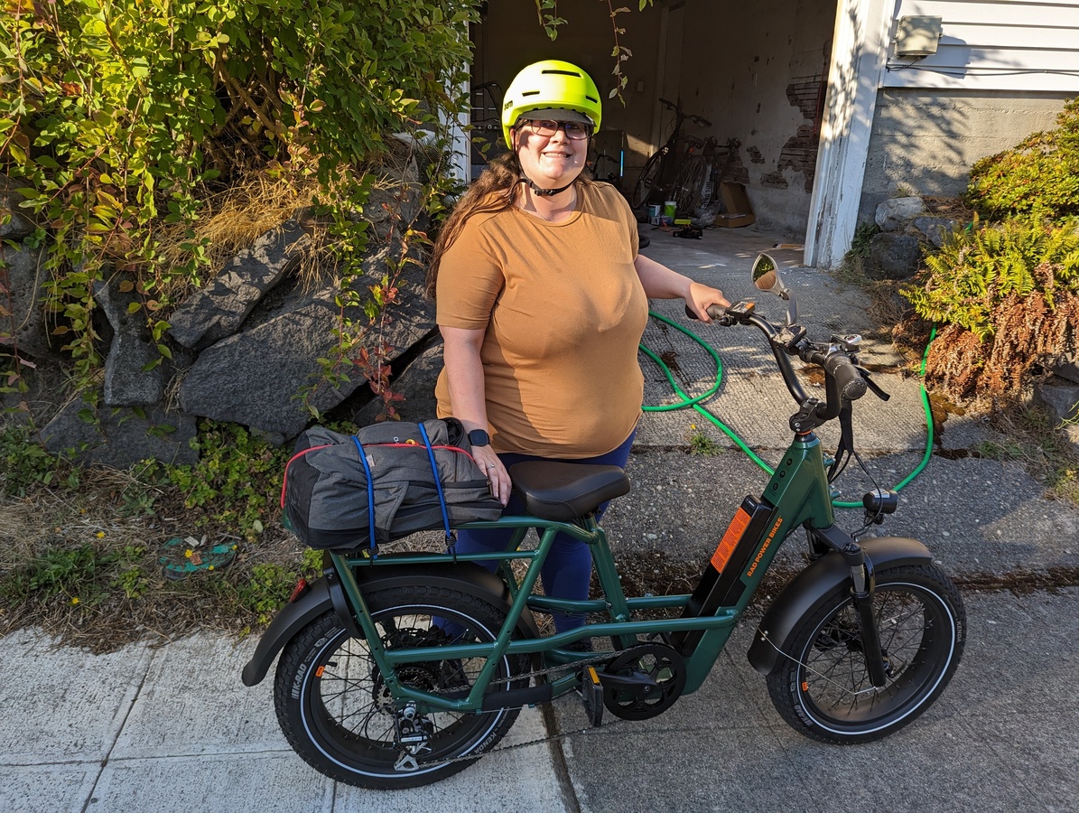 2023 Rad Power Bikes RadRunner 3 Plus cargo bike rear