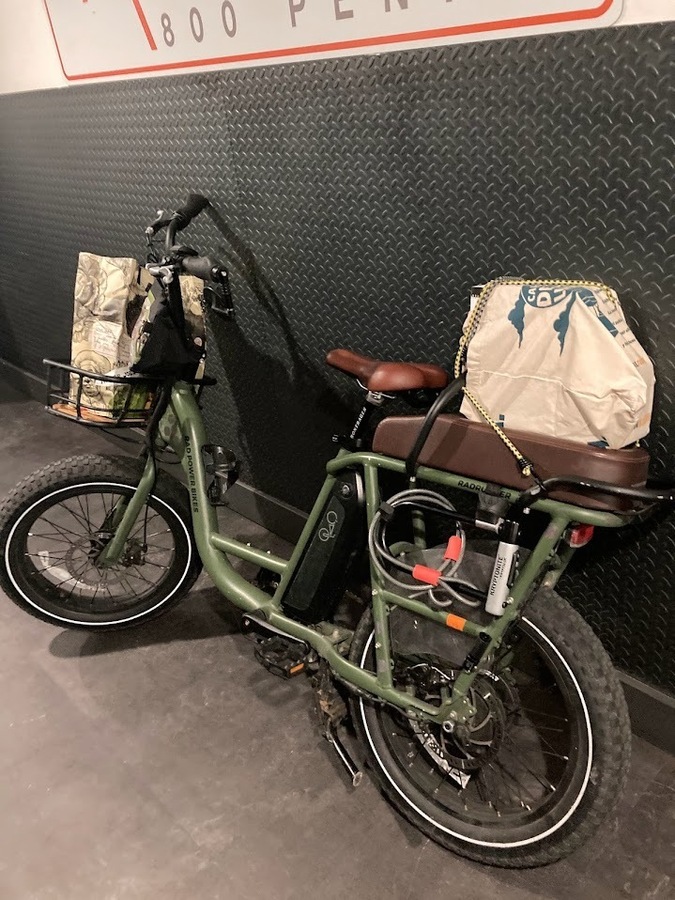 2022 Rad Power Bikes Radrunner 2 cargo bike rear