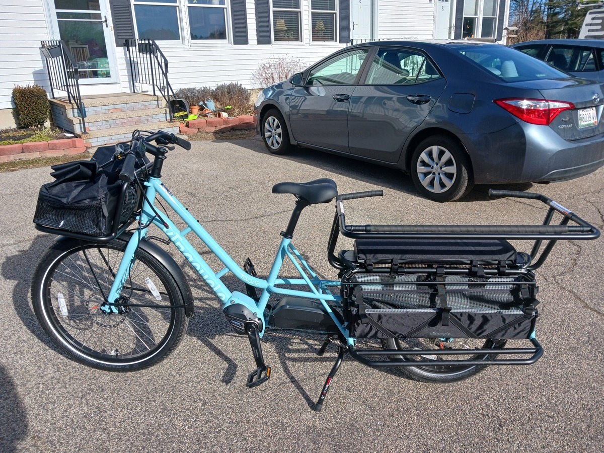 2023 Xtracycle Swoop cargo bike rear