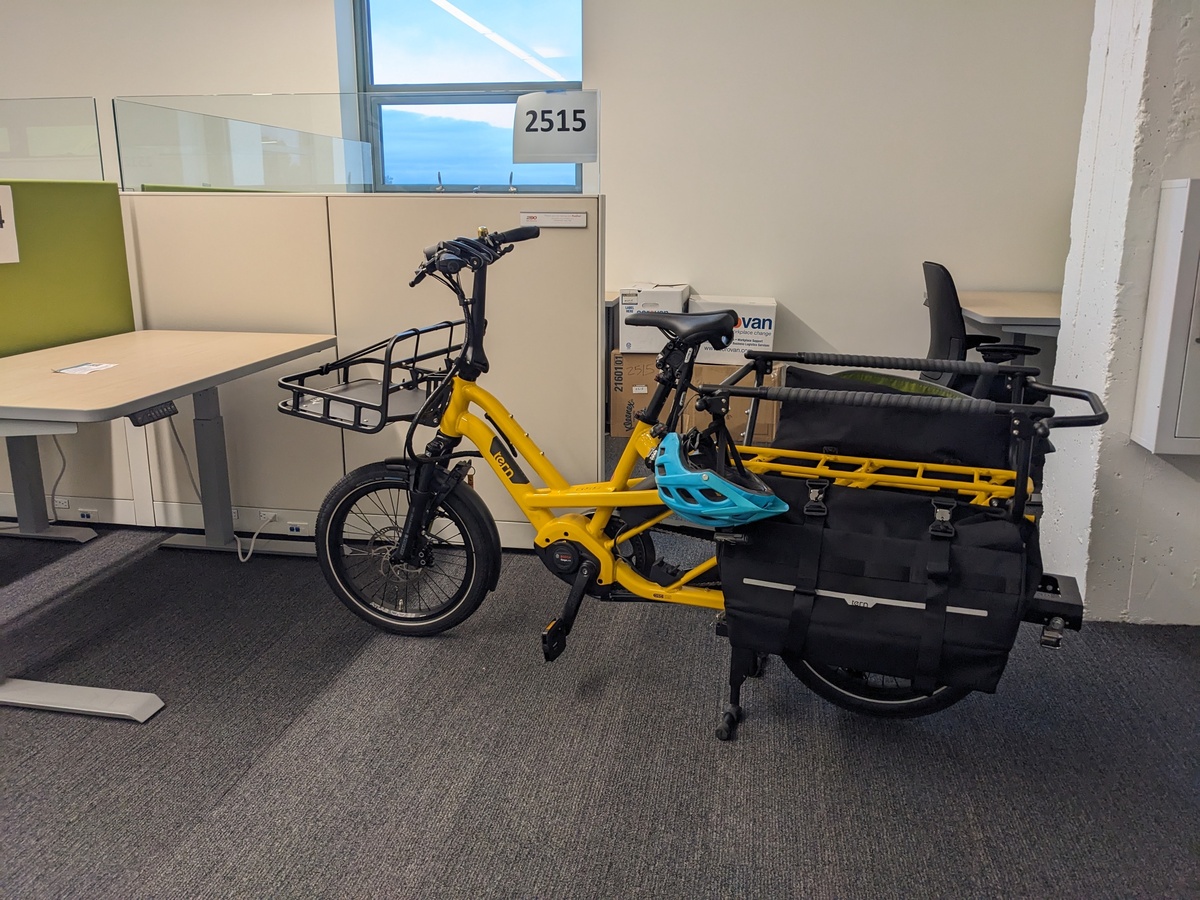 Tern GSD S10 LX cargo bike rear