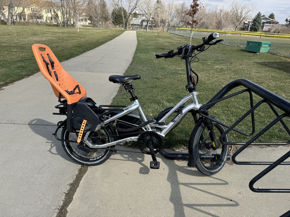 2021 Tern HSD S+ LR cargo bike rear