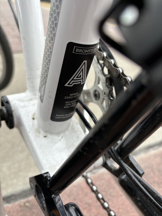 2022 Brompton Bicycle A Line