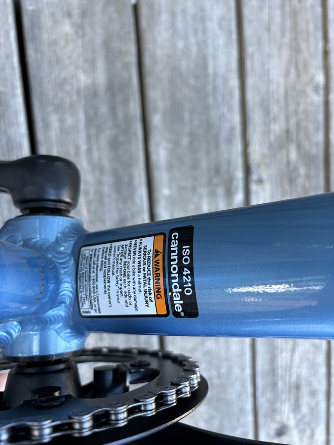 Cannondale 700 Quick Disc 4 ALP - Alpine, Small