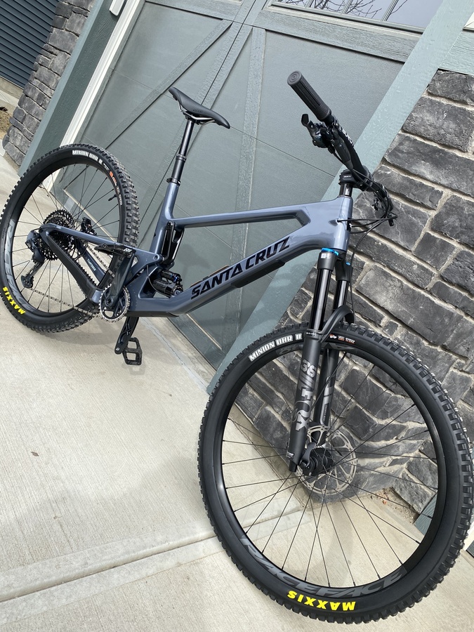 2024 Santa Cruz Hightower 3 C S-Kit Gloss Ocean Blue ...