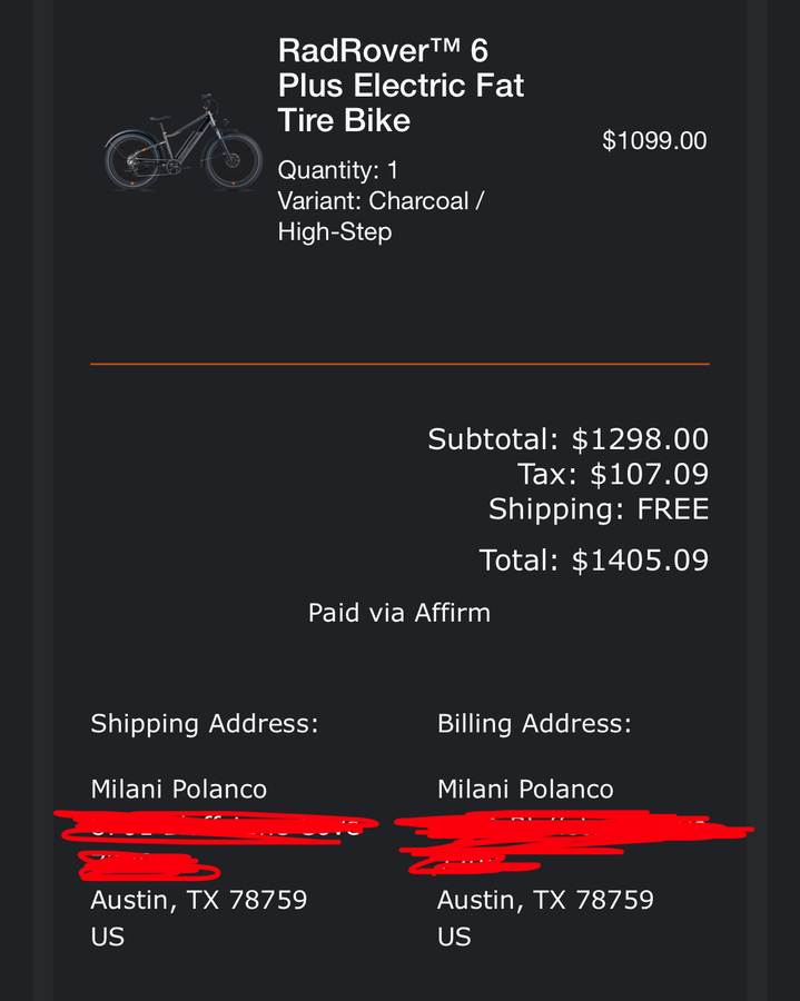 2024 Rad Power Bikes RadRover 6 Plus