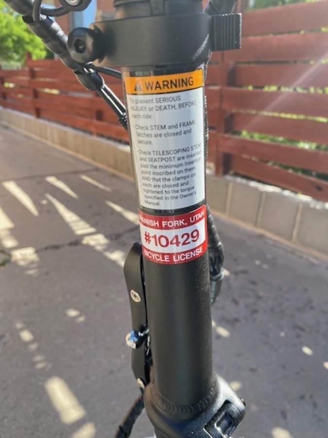 2024 Lectric eBikes Step Through Folding Bike Frame