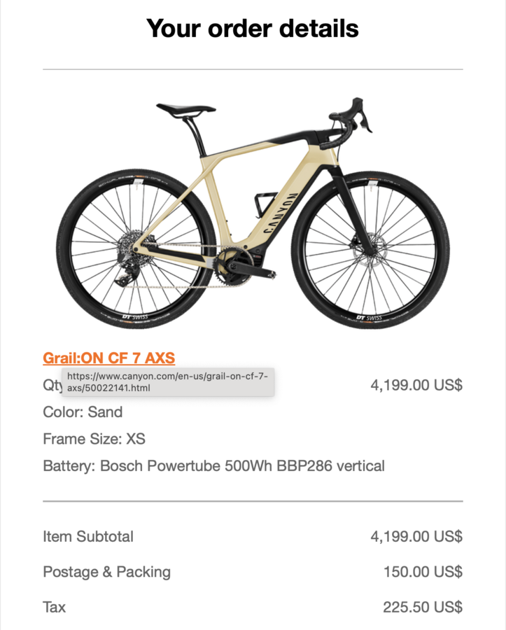 2024 Canyon bicycles Grail:ON CF7 AXS