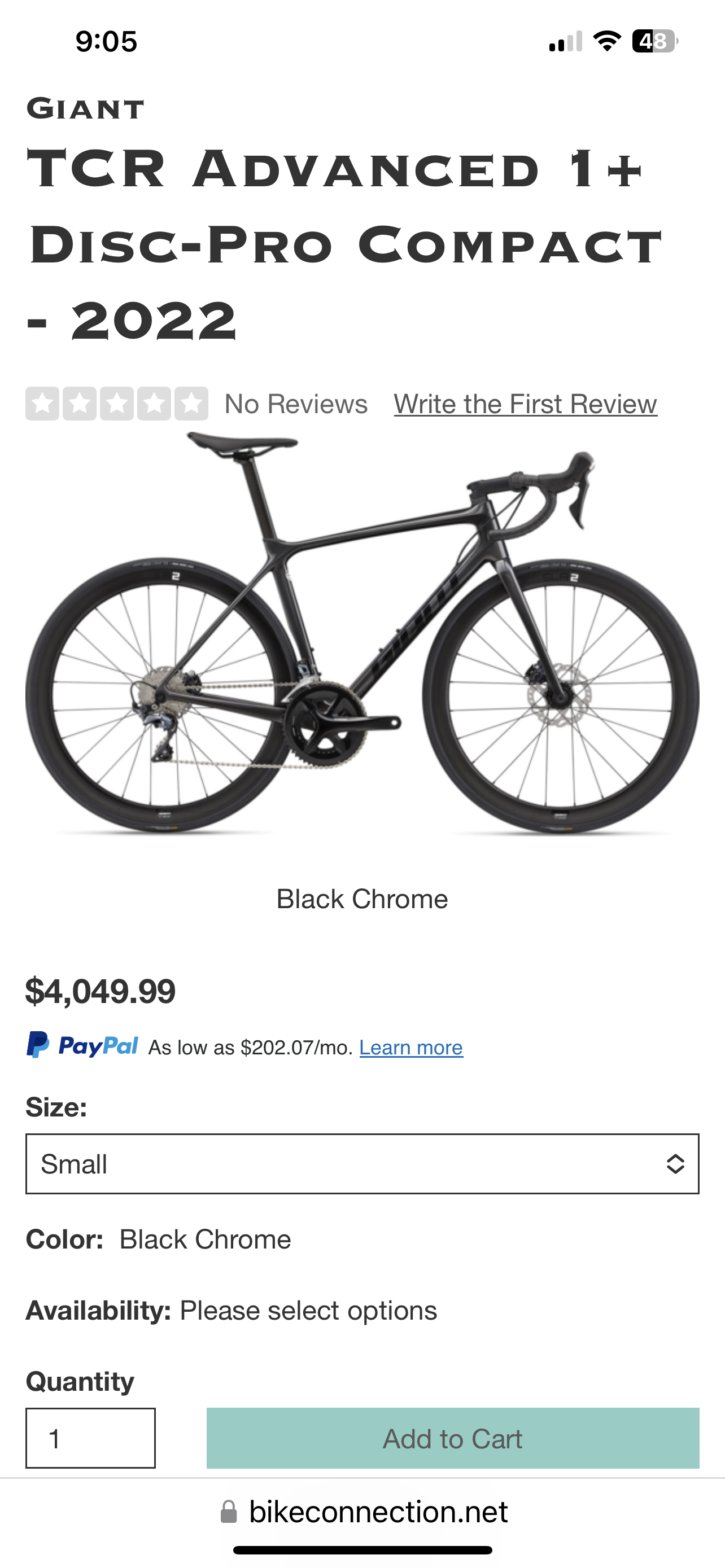 2022 Giant Carbon Fiber