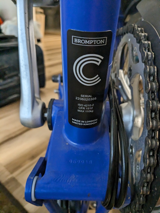 2022 Brompton Bicycle C