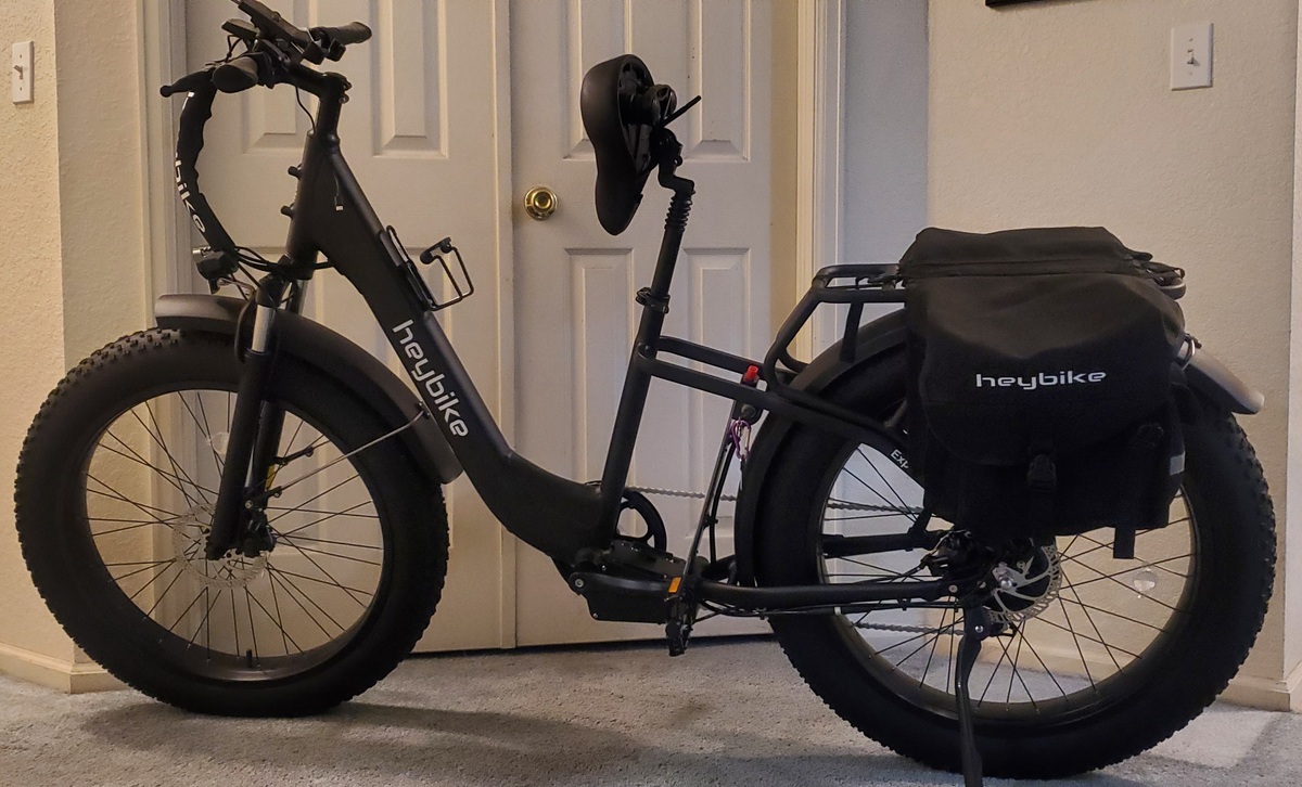 2023 Heybike Explore Step-through cargo bike rear