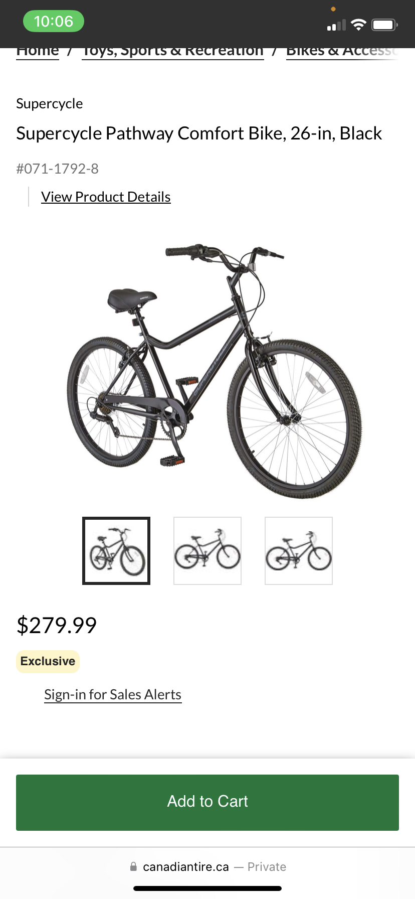 Stolen Supercycle . Pathway comfort bike