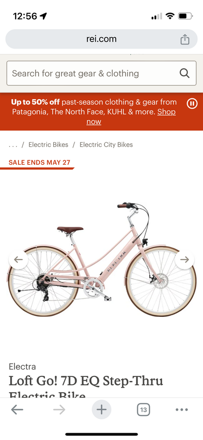 2024 Electra Loft Go! 7D EQ Step-Thru Electric Bike