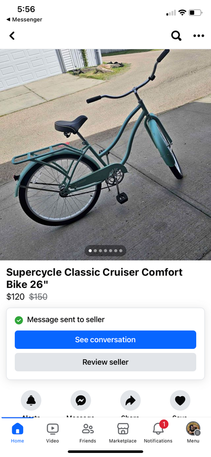 Stolen Supercycle Comfor Cruiser