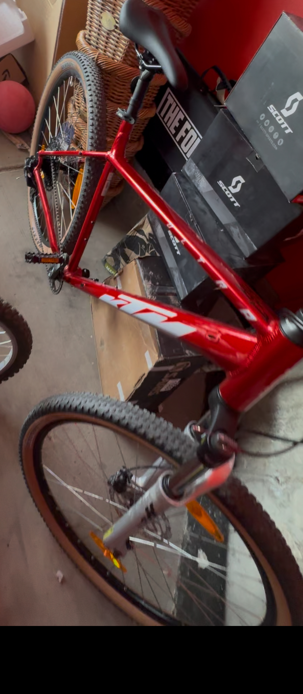 KTM ULTRA FUN 29 chrome red (silver + bla...