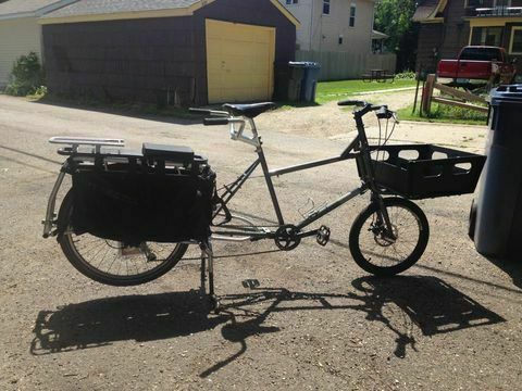 Stolen Civia Halsted cargo bike rear