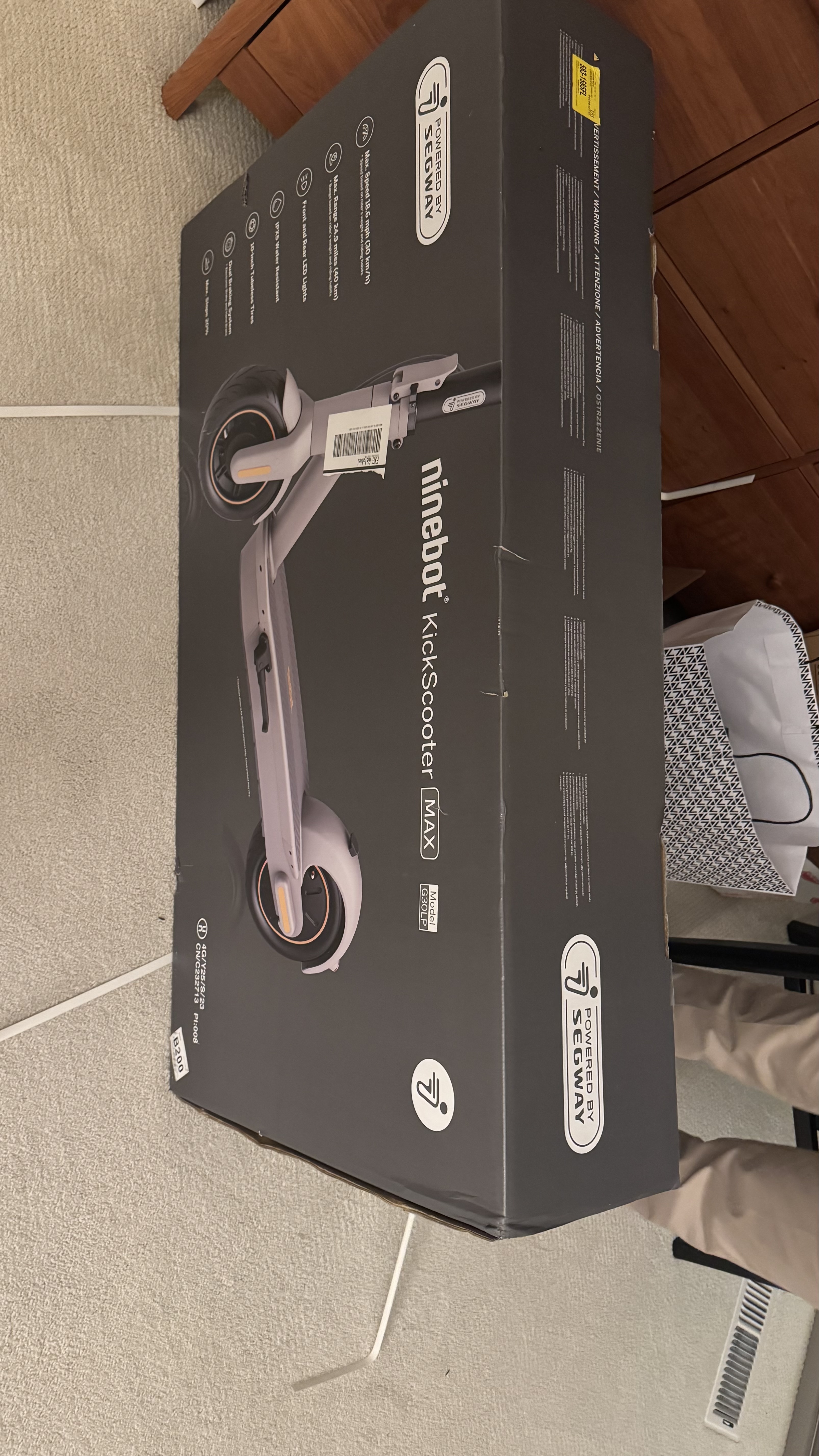 Stolen Segway Ninebot G30LP e-scooter
