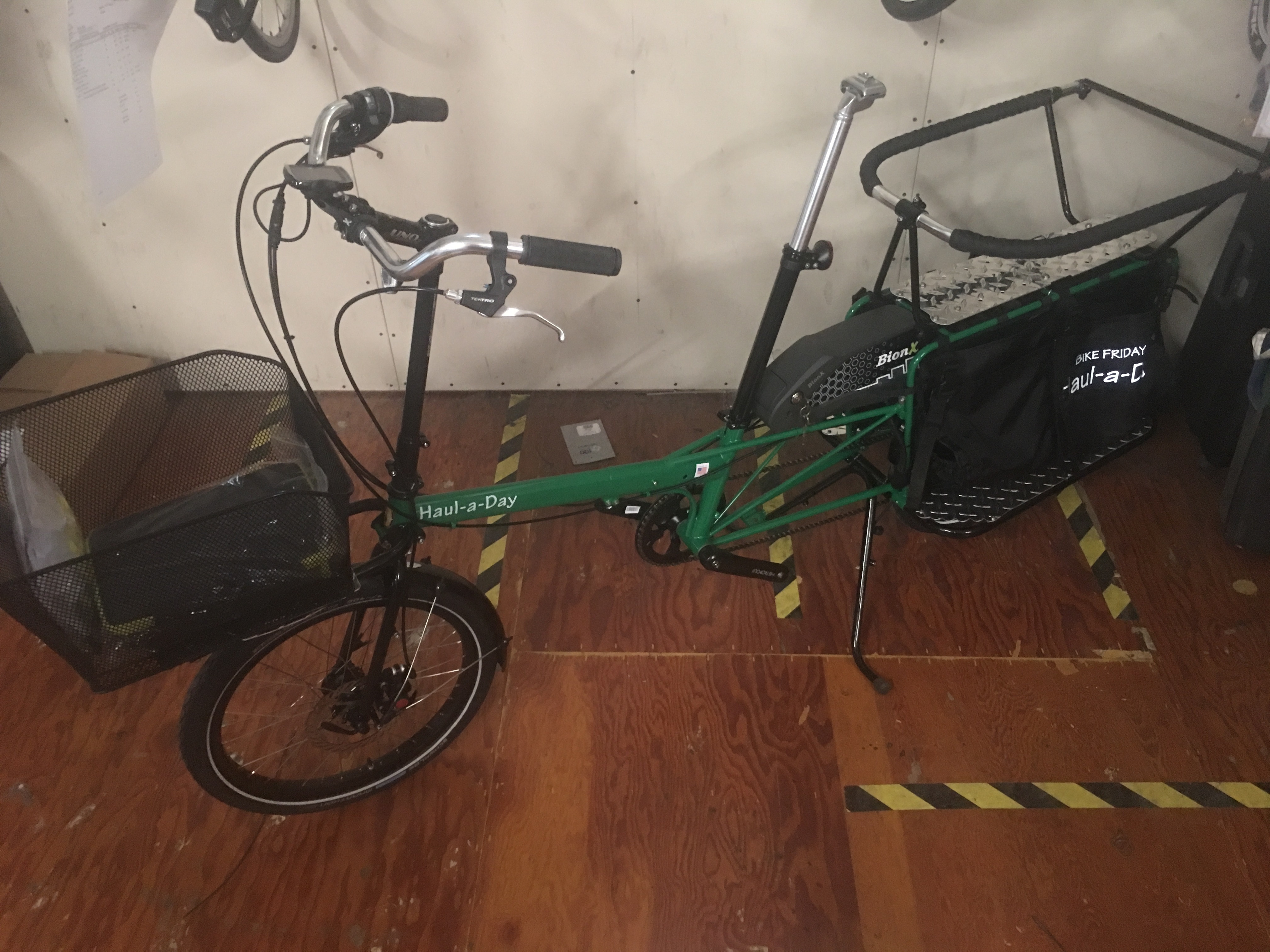 2017 Bike Friday Haul-a-Day cargo bike rear