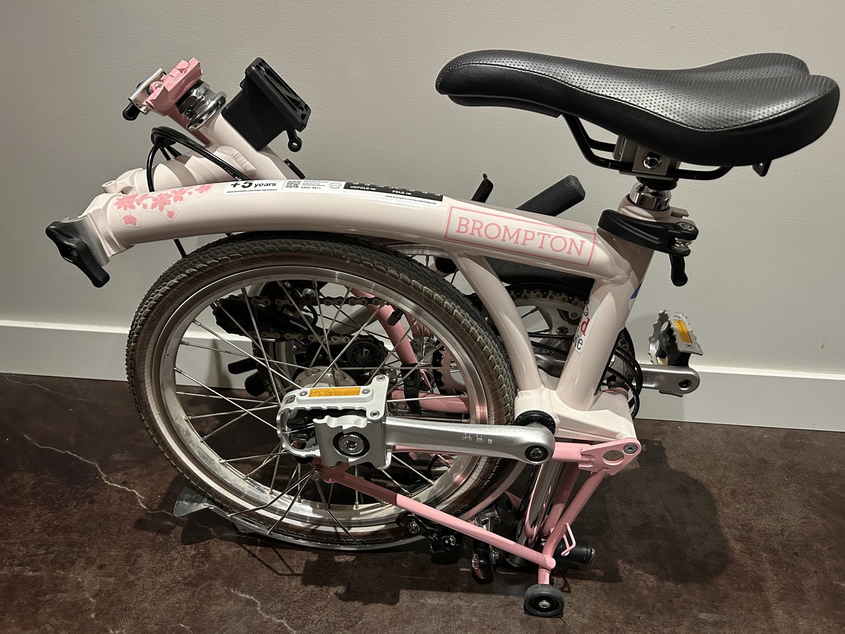 2025 Brompton Bicycle Cherry Blossom