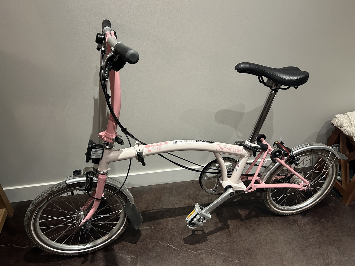 2025 Brompton Bicycle Cherry Blossom
