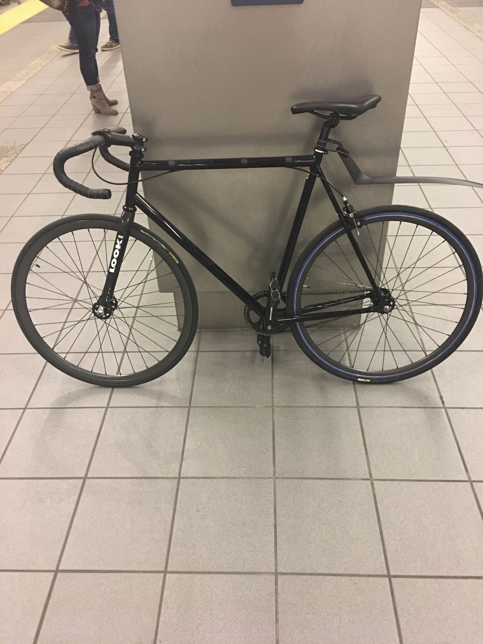 Custom - Full Black Frame w/ Black Handlebar Tape Kilo TT Frame ...